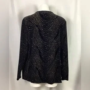 Notations | Tops | Notations Velvet Glitter Jacket And Tank | Poshmark